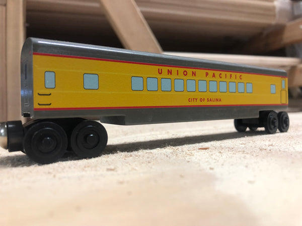 Union Pacific City of Los Angeles Passenger Coach – The Whittle Shortline Railroad - Wooden Toy ...