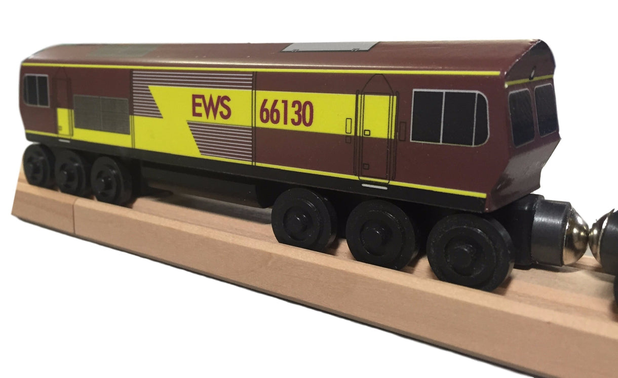 EWS Class 66 Engine – The Whittle Shortline Railroad - Wooden Toy Trains!