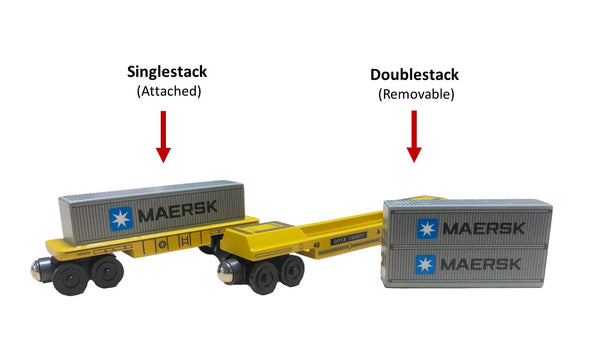 Singlestack Hapag-Lloyd toy train - European – The Whittle Shortline ...