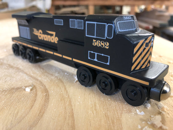 DRGW C-44 Diesel Engine – The Whittle Shortline Railroad - Wooden Toy Trains!